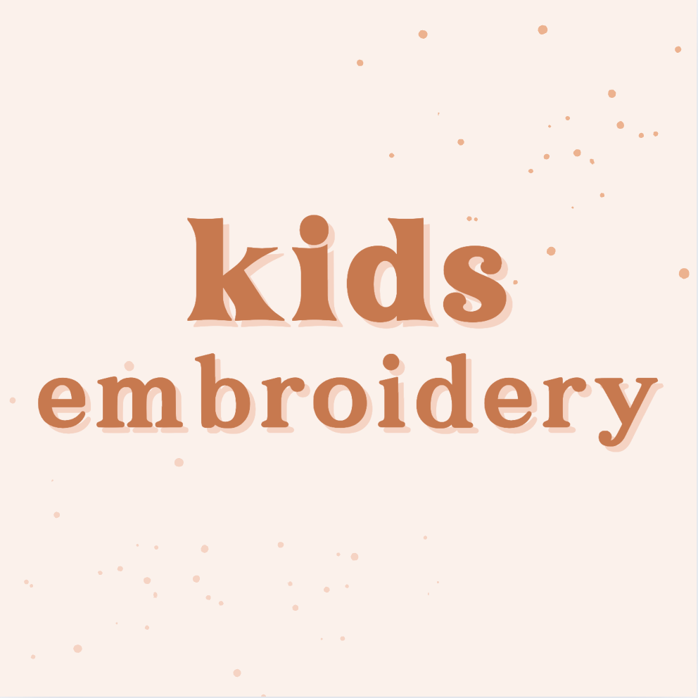 Kids Embroidery – Summer Ray Apparel