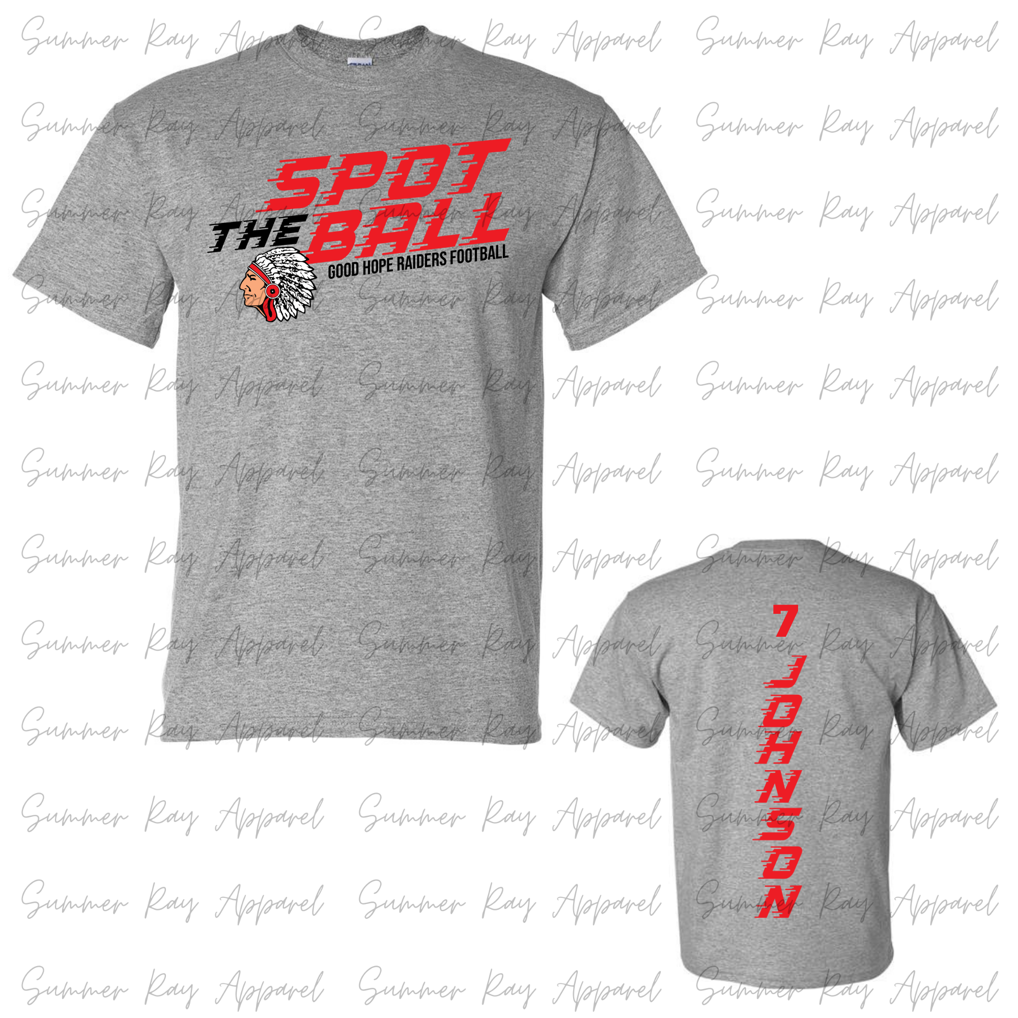 Spot The Ball-GH Raiders Football – Summer Ray Apparel