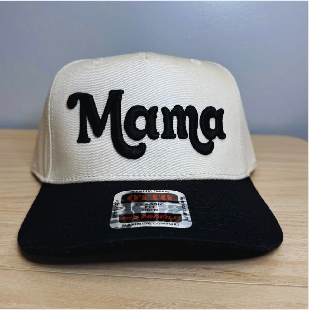 MAMA Trucker Hat(Neutral/Black) – Summer Ray Apparel