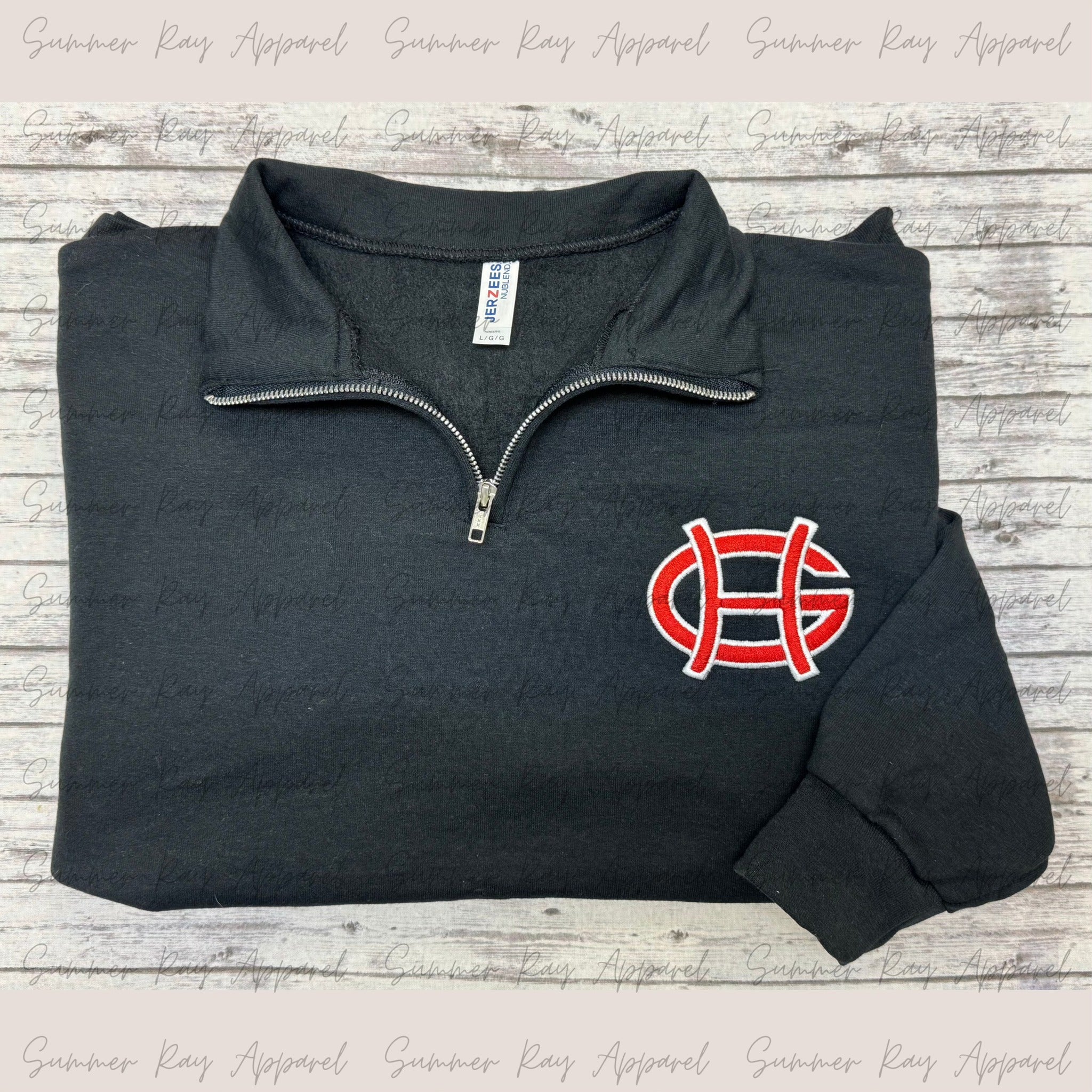 GH Quarter Zip(Black) – Summer Ray Apparel