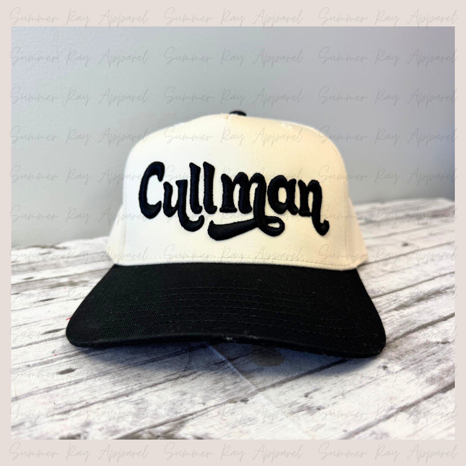 Cullman Scrolly 3D Vintage Trucker Hat – Summer Ray Apparel