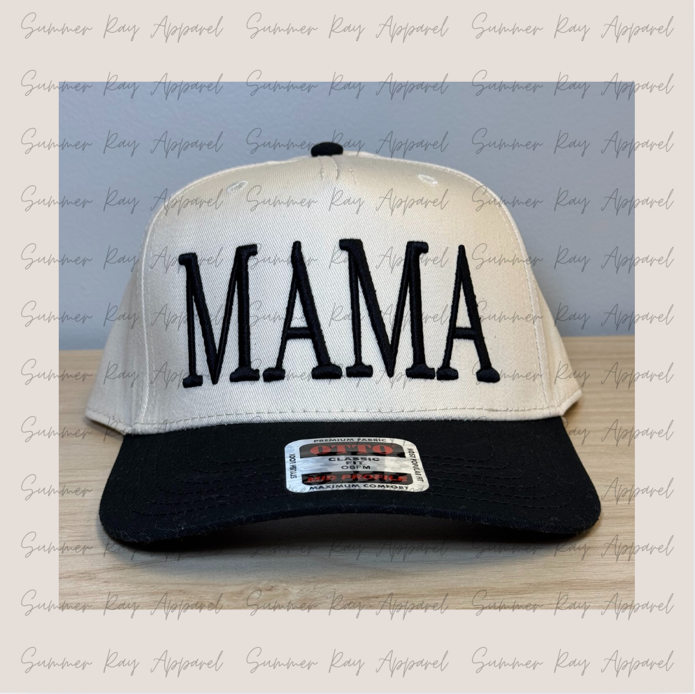 Tall Font MAMA Trucker – Summer Ray Apparel