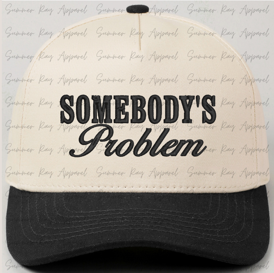 Somebody's Problem (Black) – Summer Ray Apparel