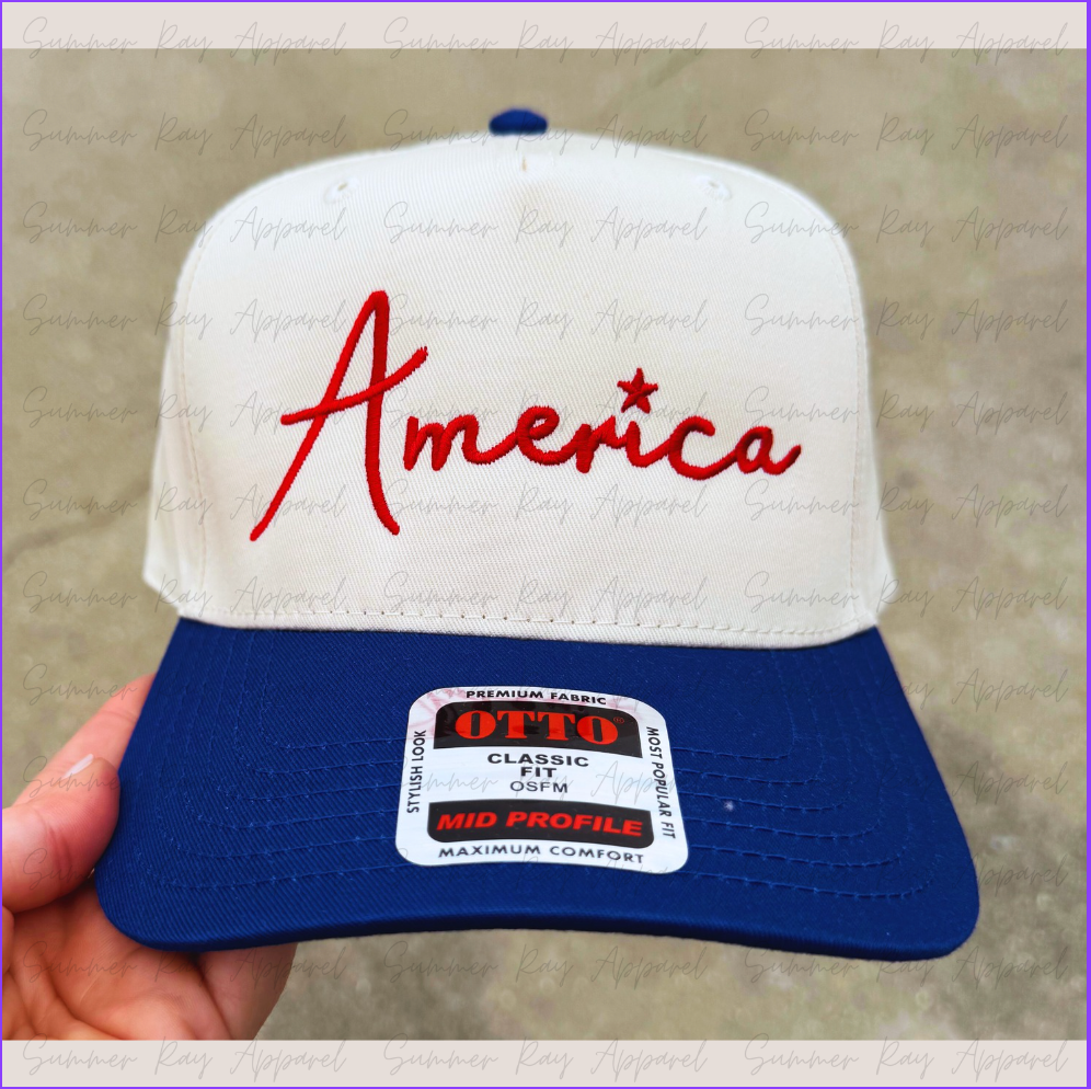 America Trucker Hat – Summer Ray Apparel